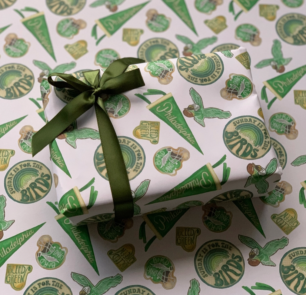 Eagles Inspired Wrapping Paper – Darien & Co